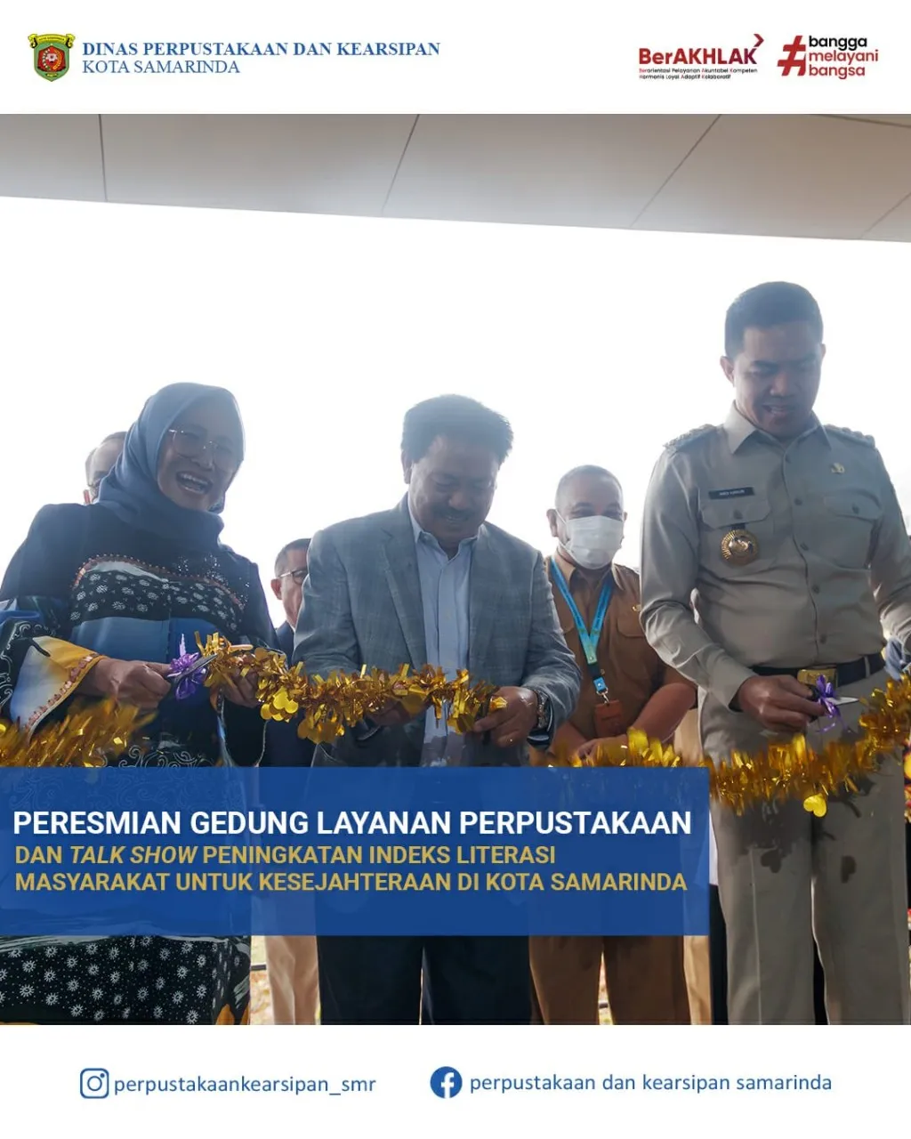 Talkshow IPLM dan Peresmian Gedung Perpustakaan | Portal Resmi Kota ...